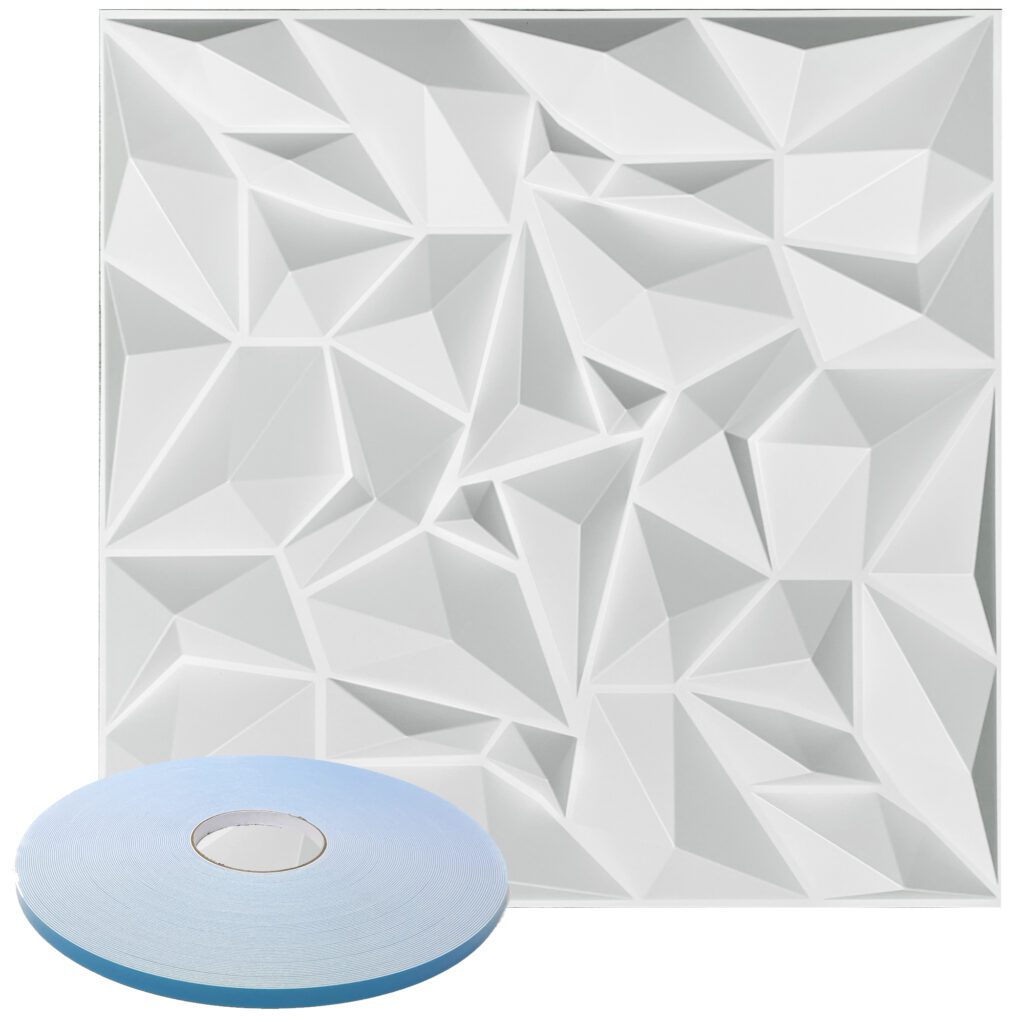 Diamond Shetter Pattern - Premium PVC 3d Wall or Ceiling Tile Panel 19. ...